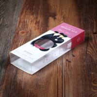 China Custom wig packaging box Transparent pvc hair salon hair supplies plastic box Flat rod pet plastic box custom for sale