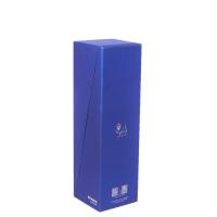China Custom inclined triangle clamshell wine box special-shaped hardcover box red wine hardcover box for sale