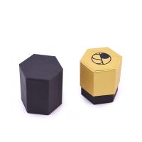China Hexagonal box craft gift box cover gift box Jewelry necklace shaped box hot gold hot silver custom for sale