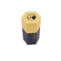 China Hexagonal box craft gift box cover gift box Jewelry necklace shaped box hot gold hot silver custom for sale