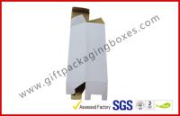 China E Flute Custom Cup Corrugated Paper Box , White / Brown Carton Packing Boxes in Market for sale