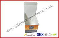 China Cream Offset Printed Cosmetic Packaging Boxes , Foil Silver Logo Paper box for Eye Cream for sale