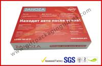 China Square 1000g Greyboard Electronics Packaging Boxes , Pantone / PMS Color Printing Lid and Base Box for sale