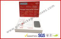 China Square 1000g Greyboard Electronics Packaging Boxes , Pantone / PMS Color Printing Lid and Base Box for sale