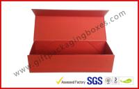 China Folded Magnetic Luxury Gift Boxes With Hot Stamping Pattern Paper Material for sale