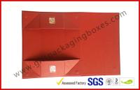 China Folded Magnetic Luxury Gift Boxes With Hot Stamping Pattern Paper Material for sale