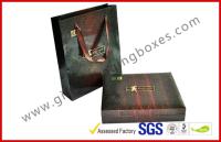 China Sliver Foil Paper Handmade Luxury Gift Boxes With Custom Made Foil Logo for sale