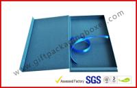 China Emboss Paper Tie / Jewelry Full Color Apparel Gift Boxes With Rigid Board for sale