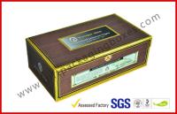 China Glossy Lamination Cigar Luxury Gift Boxes With Dulex Board Packaging for sale