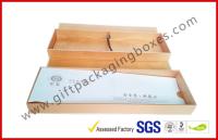 China China Brand Golden Cigar Gift Box With CMYK Print Sliver Paper for sale