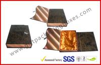 China Leather Rigid Gift Boxes For Luxury Gift Packing , Embossed Foldable for sale