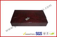 China Leather Rigid Gift Boxes For Luxury Gift Packing , Embossed Foldable for sale