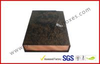 China Leather Rigid Gift Boxes For Luxury Gift Packing , Embossed Foldable for sale