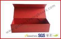 China Foldable Magnetic Rigid Gift Boxes / Foil Wine Paper Gift Box for sale