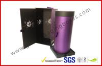 China Handmade Round Gift Packaging Boxes , Revolving Embossed Gift Box for sale