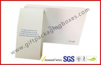 China White Magetic Electronics Packaging / Custom Advertising Video Box for sale