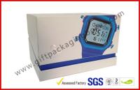 China Offset Printing White Watch Apparel Gift Boxes Packaging , Hypotenuse Lid Boxes for sale