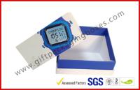 China Offset Printing White Watch Apparel Gift Boxes Packaging , Hypotenuse Lid Boxes for sale