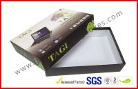 China Portable DVD Offset Printing Electronics Packaging Boxes With 1400g Rigid Board for sale