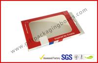China Iphone Case Coated Paper Box Card Board Packing With Big Window for sale