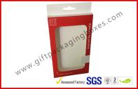China Iphone Case Coated Paper Box Card Board Packing With Big Window for sale