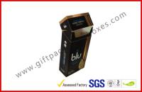 China Custom Paper Cigarette Cigar Gift Box With Gradient Golden Printing for sale