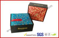 China Artistry Design Luxury Gift Packaging Boxes With Traditional Brocade Silk for sale