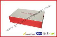 China Duplex Board Rigid Magnetic Cosmatic Packaging Boxes With Book Shape for sale