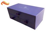 China Purple Display Luxury Gift Boxes Custom with Oval / Square / Circular for sale