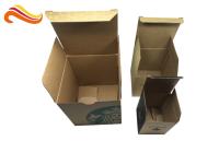 China Brown Corrugated Cardboard Boxes / Corrugated Moving Boxes For Cup Package , ROSH Listed for sale