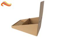 China Brown Color Custom Corrugated Boxes Glossy Lamination Surface For Product Display for sale
