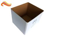 China Plain Corrugated Shipping Boxes Fold - And - Tuck Construction Style With E Flute Material for sale