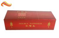 China Rigid Luxury Red Color Folding Gift Boxes Foldable Magnet Closure Paper Packaging Boxes Folding Package for sale