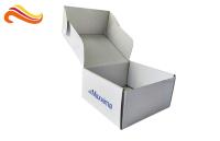 China Custom Logo Printing Corrugated Paper Box With Matt Lamination Surface Process for sale