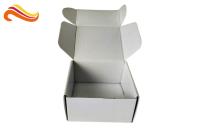 China Custom Logo Printing Corrugated Paper Box With Matt Lamination Surface Process for sale