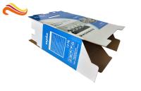 China E- Flute Material Corrugated Paper Boxes Glossy Lamination Surface With Hanger for sale