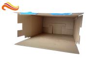 China E- Flute Material Corrugated Paper Boxes Glossy Lamination Surface With Hanger for sale