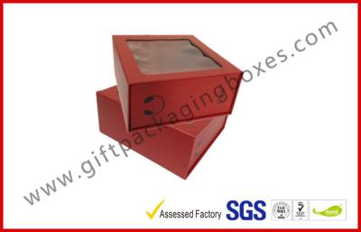 China Magnetic Box with Clear PVC / PET Window , HeadPhone Electronics Packaging Boxes for sale