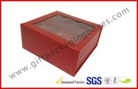 China Magnetic Box with Clear PVC / PET Window , HeadPhone Electronics Packaging Boxes for sale
