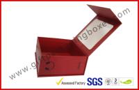 China Magnetic Box with Clear PVC / PET Window , HeadPhone Electronics Packaging Boxes for sale