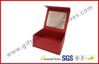 China Magnetic Box with Clear PVC / PET Window , HeadPhone Electronics Packaging Boxes for sale