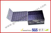China Heart Shape Perfume Packaging Rigid Gift Boxes with Plush PS tray for Present for sale