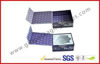 China Heart Shape Perfume Packaging Rigid Gift Boxes with Plush PS tray for Present for sale