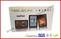 China Custom Printed Rigid Magnetic Gift Boxes with UV for 10 inch MID for sale