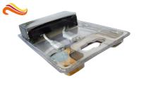 China Clear PETG / PVC Plastic Clamshell Packaging Box Customized Shape For USB Cable for sale