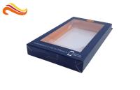 China Coated Paper Card Board Packaging Boxes With Clear Window For Cellphone Case for sale
