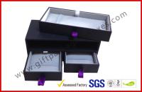 China Embossed Stylish Jewelry Apparel Gift Boxes , Rigid Gift Boxes with Lids for sale