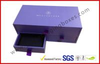 China Purple Display Luxury Gift Boxes Custom with Oval / Square / Circular for sale