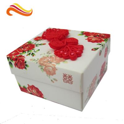 China Personalized Wedding Paper Gift Packaging Boxes Rectangle for Festival for sale