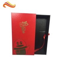 China Customized Elegant Luxury Gift Boxes , Drawer Gift Packaging Boxes With Printed Paper for sale